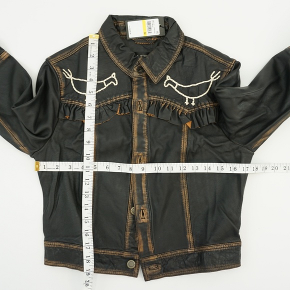 Max Studio | Jackets & Coats | Max Studio London Cropped Lamb Leather ...